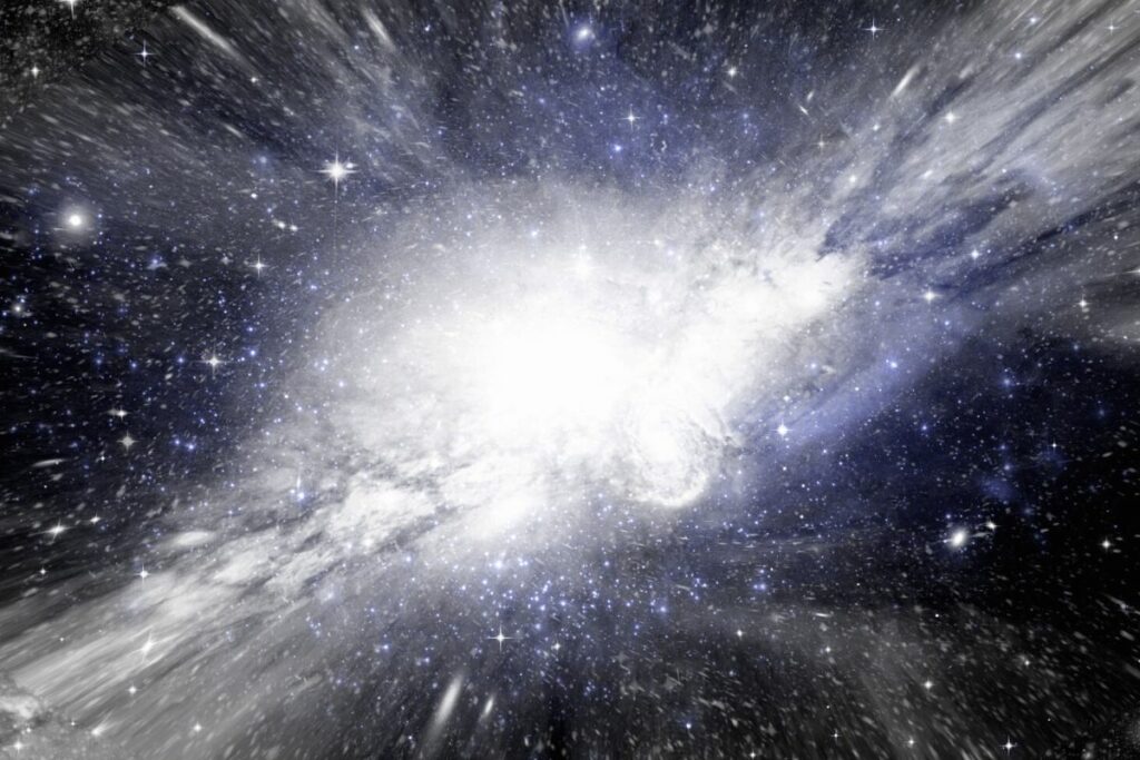 Urknalltheorien: Von Sekunde 0 bis 400.000 Jahre danach